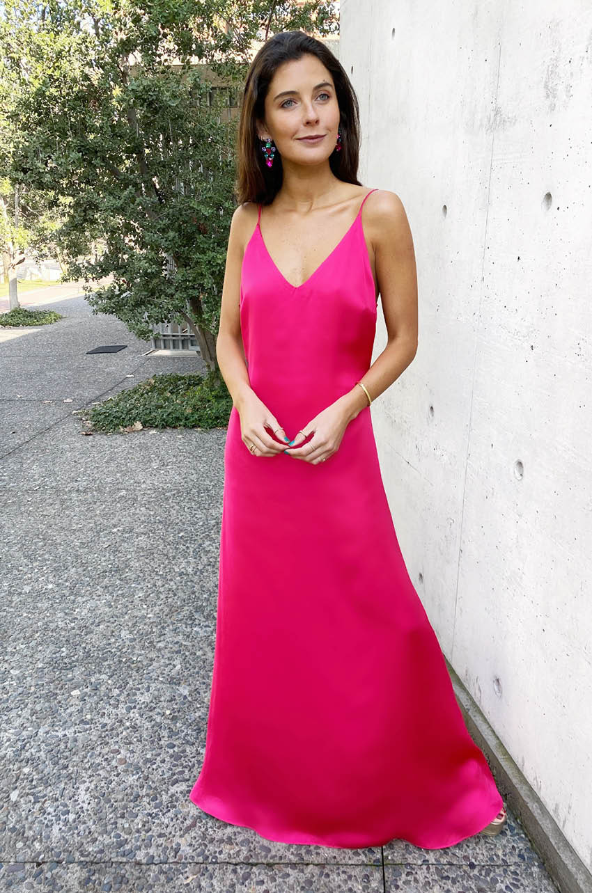VESTIDO VIVI FUCSIA – Tienda Debut
